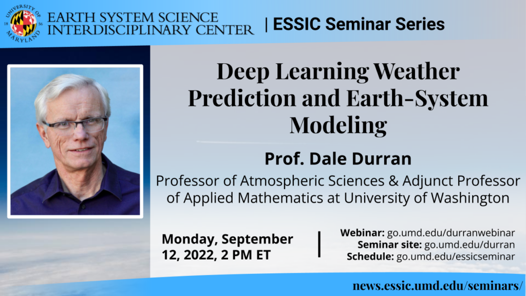 Deep Learning Weather Prediction and Earth-System Modeling - Climate ...